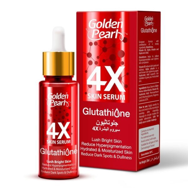 Golden Pearl Glutathione 4X Skin Serum 20ml - atozstore.pk