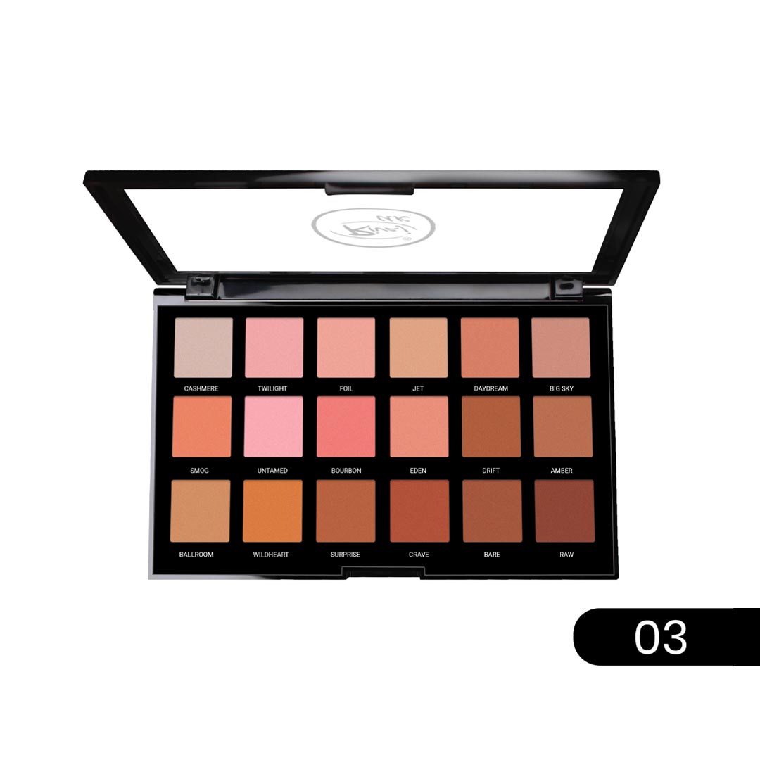 Rivaj UK HD Flawless Eyeshadow Palette 03 - atozstore.pk