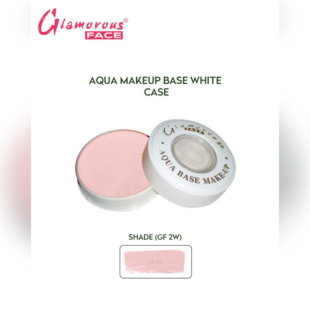 Glamorous Face Aqua Makeup Base White Casing Shade 2W - atozstore.pk