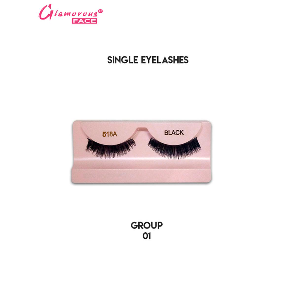 Glamorous Face Eyelashes Clis 100% Real Hair Lashes - atozstore.pk