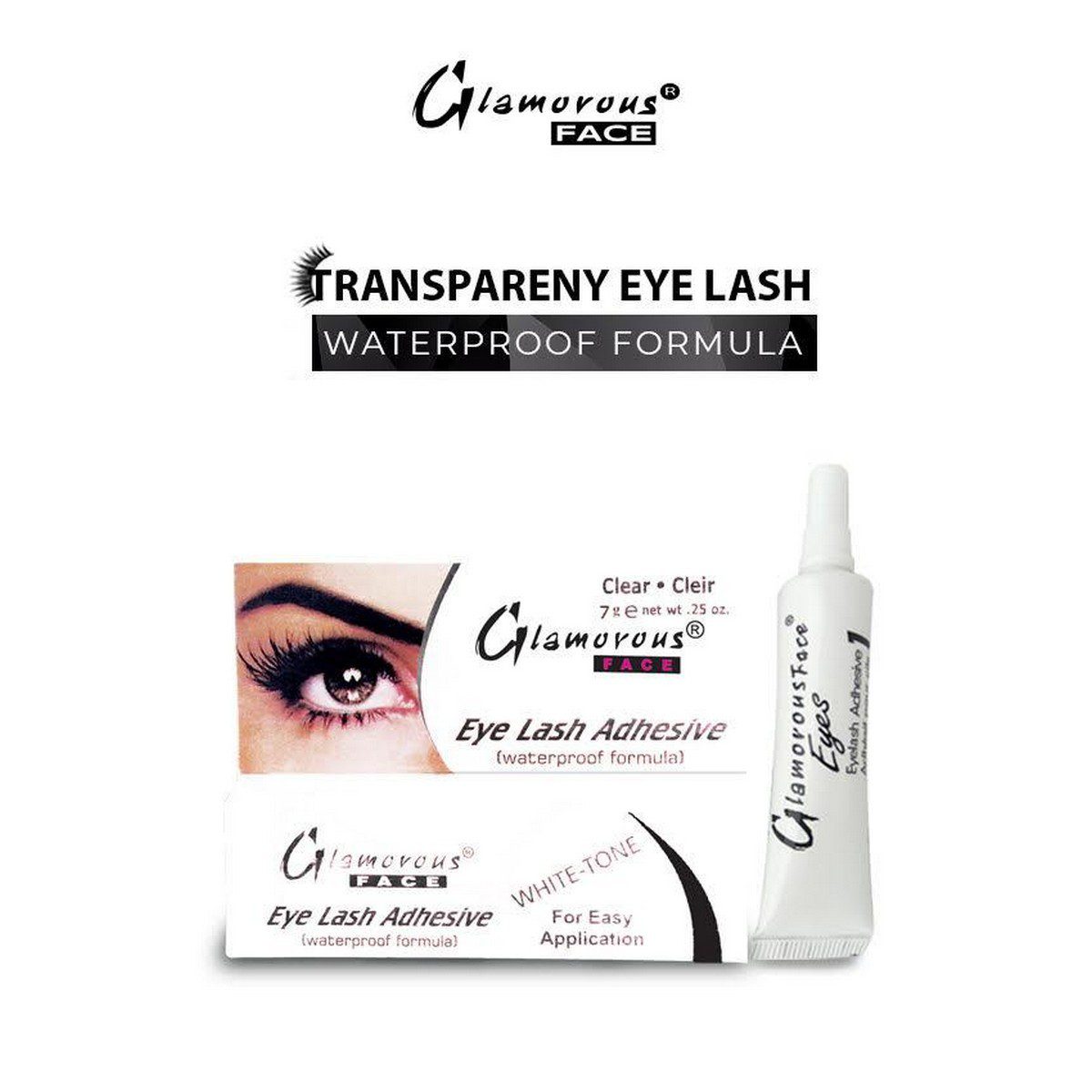 Glamorous Face Transparent Eyelash Adhesive - atozstore.pk