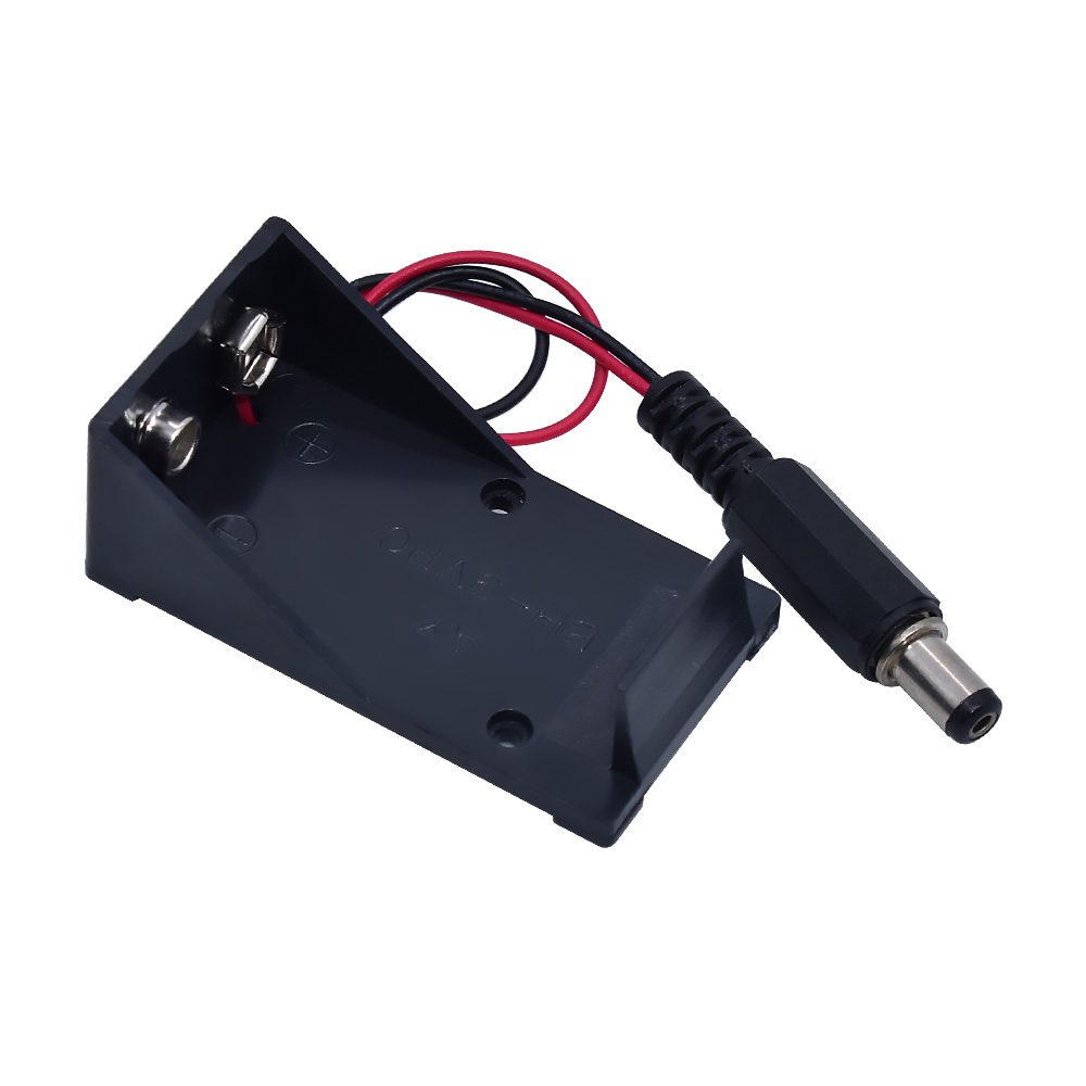 9V Battery Clip Holder Case Box with Wire Leads DIY DC interface ...