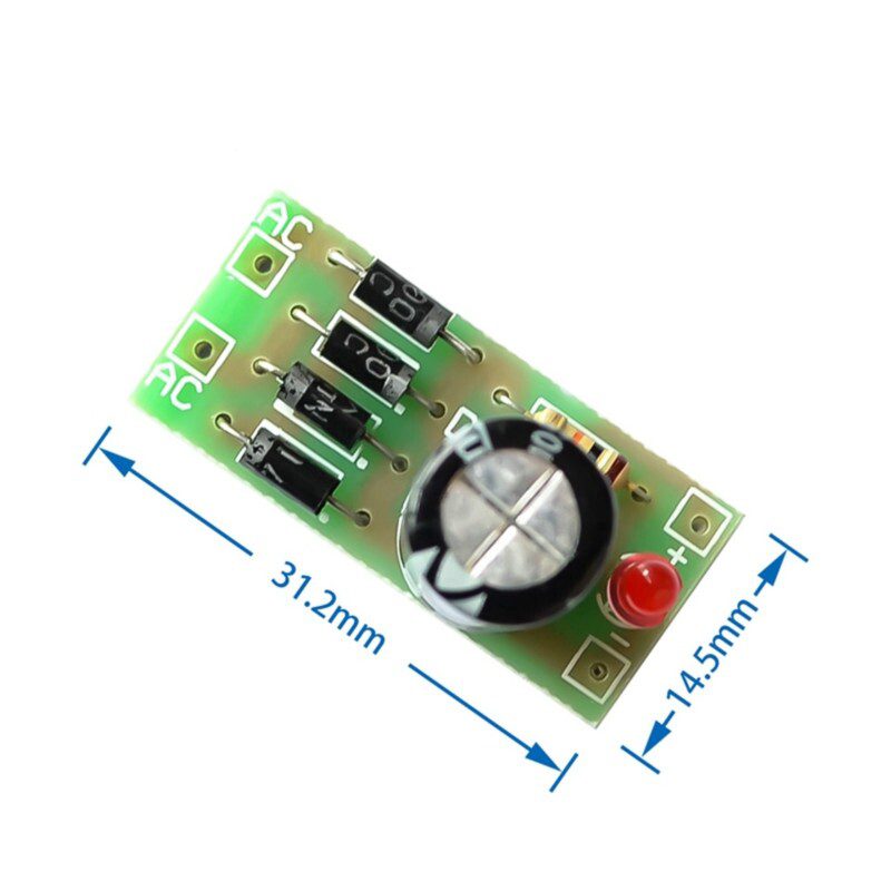 AC to DC power conversion module 1N4007 full bridge rectifier filter ... AC to DC power conversion module 1N4007 full bridge rectifier filter ...