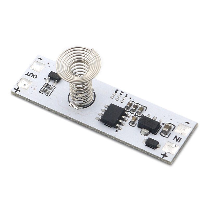 DC 12V Capacitive Touch Coil Spring LED Dimmer Control Switch ...