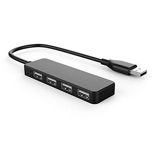 USB Hub,4 Port USB 2.0 Adapter USB Splitter,Multi USB Port Expander for ...