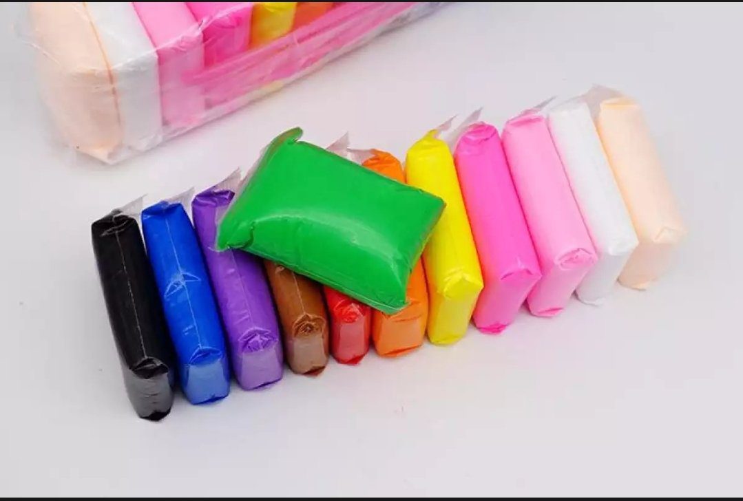 Light Clay Air Dry Polymer Plasticine Modelling Clay Super Light DIY ...