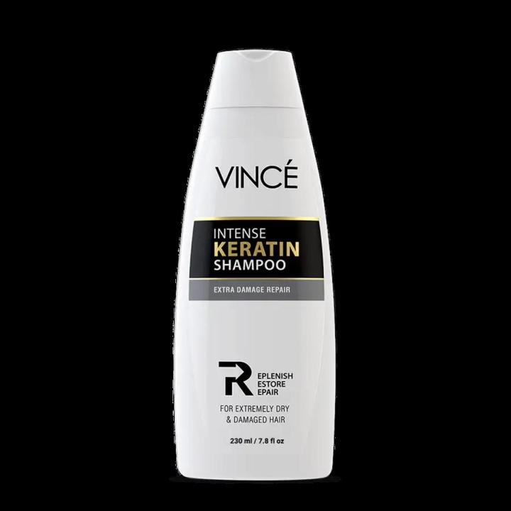 Vince Intense Keratin Shampoo - 230 ML - atozstore.pk