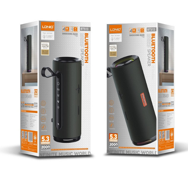 LDNIO BTS13 Mini Wireless BT Bass HIFI Speaker - atozstore.pk