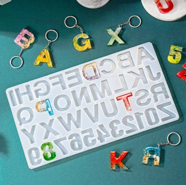 Alphabet Resin Silicone Mold - atozstore.pk