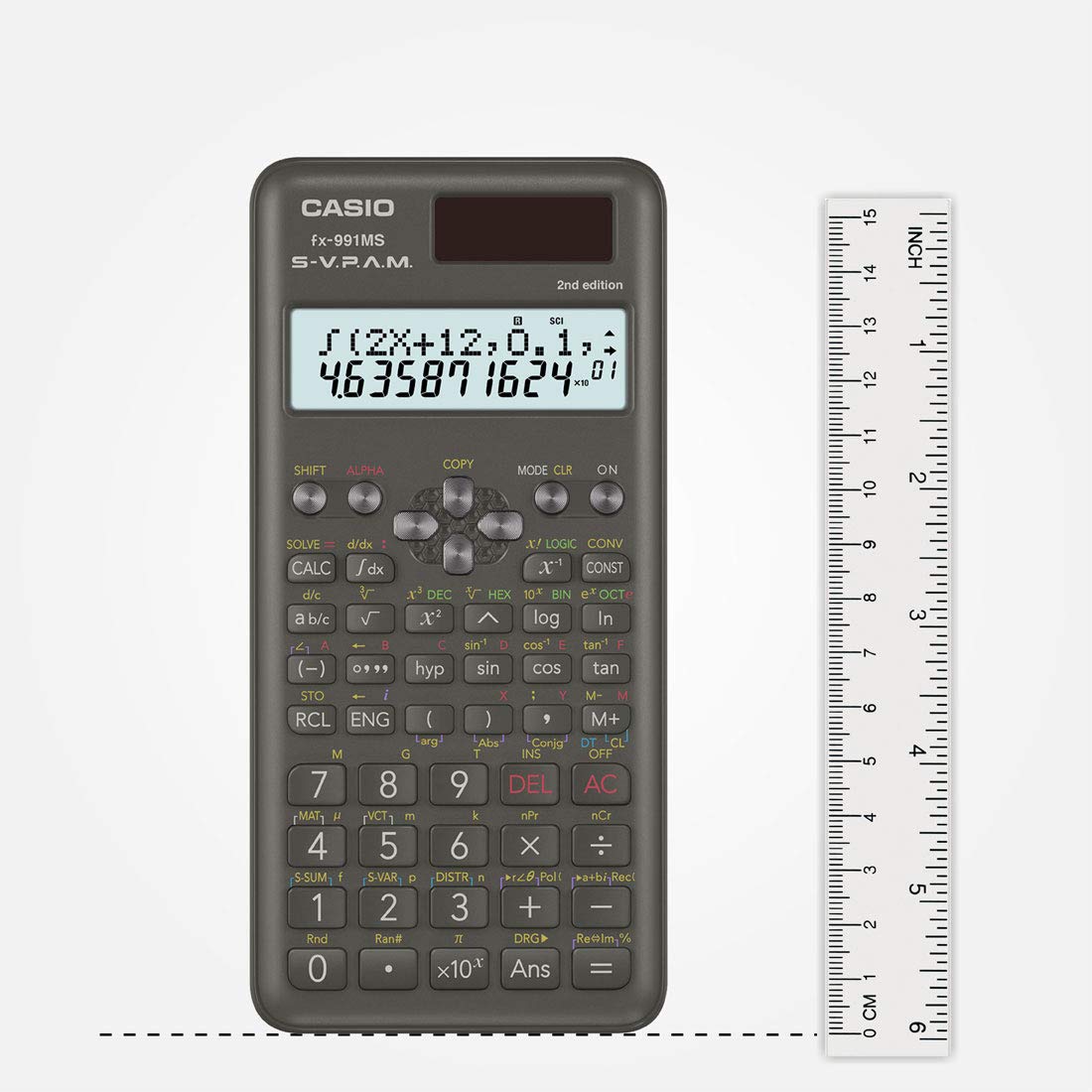 CASIO FX-991-Ms Scientific Calculator With Solar Battery Power - atozstore.pk