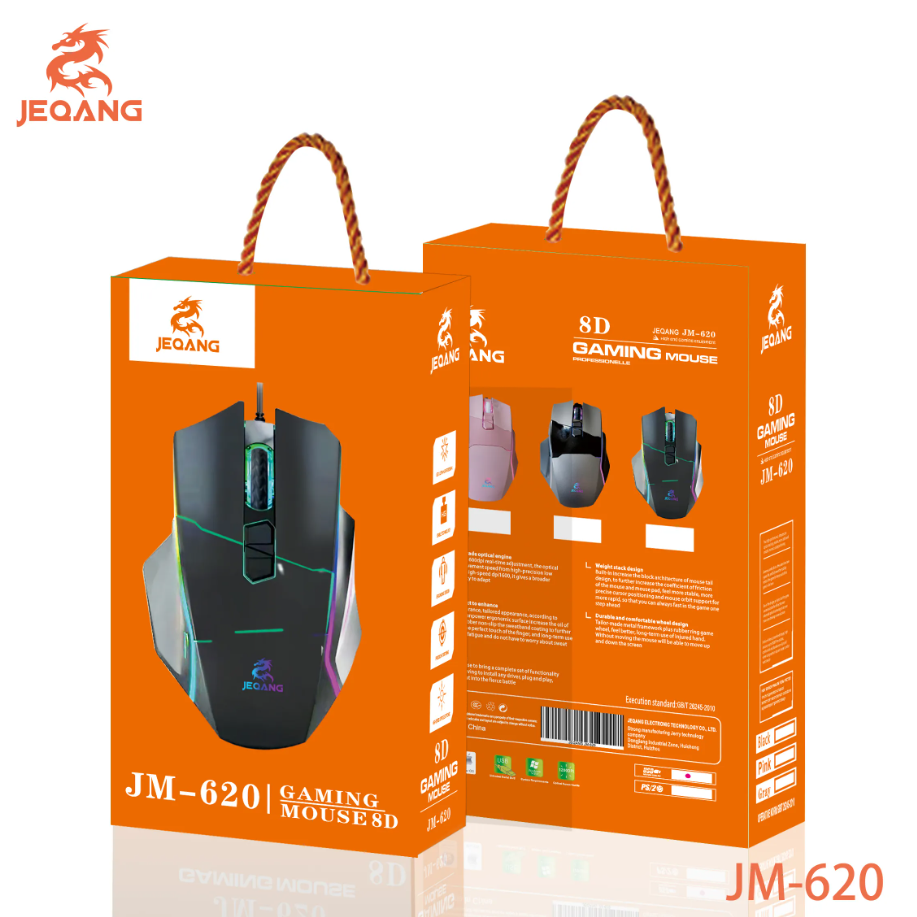 JEQANG JM-620 8D Gaming Mouse - atozstore.pk