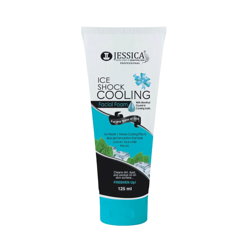 Jessica Ice Shock Cooling Facial Foam Face Wash 125ml - atozstore.pk