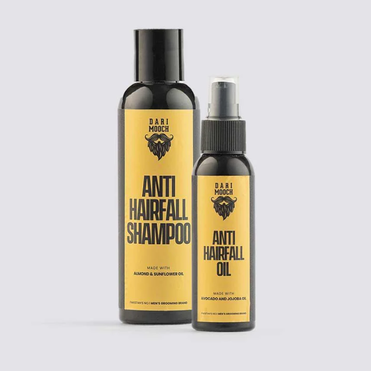 Dari Mooch Anti Hairfall Bundle Complete Hair Loss Solution - atozstore.pk