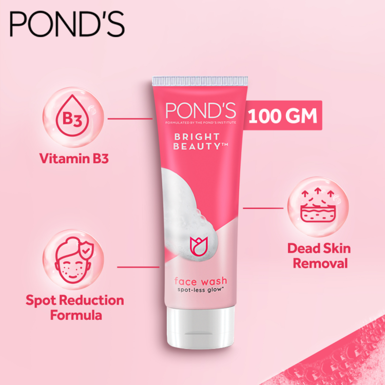 POND'S Bright Beauty Face Wash 100G - atozstore.pk