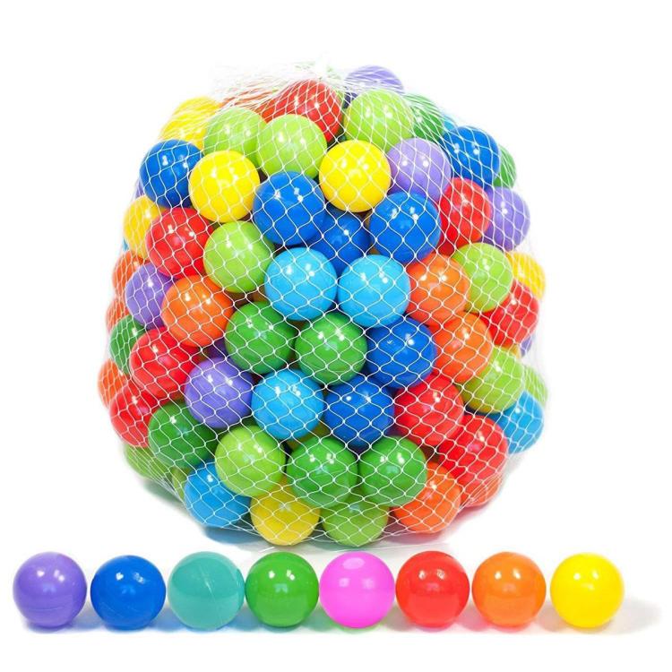 Soft Plastic Balls 20 Pcs Set - Multicolor - atozstore.pk