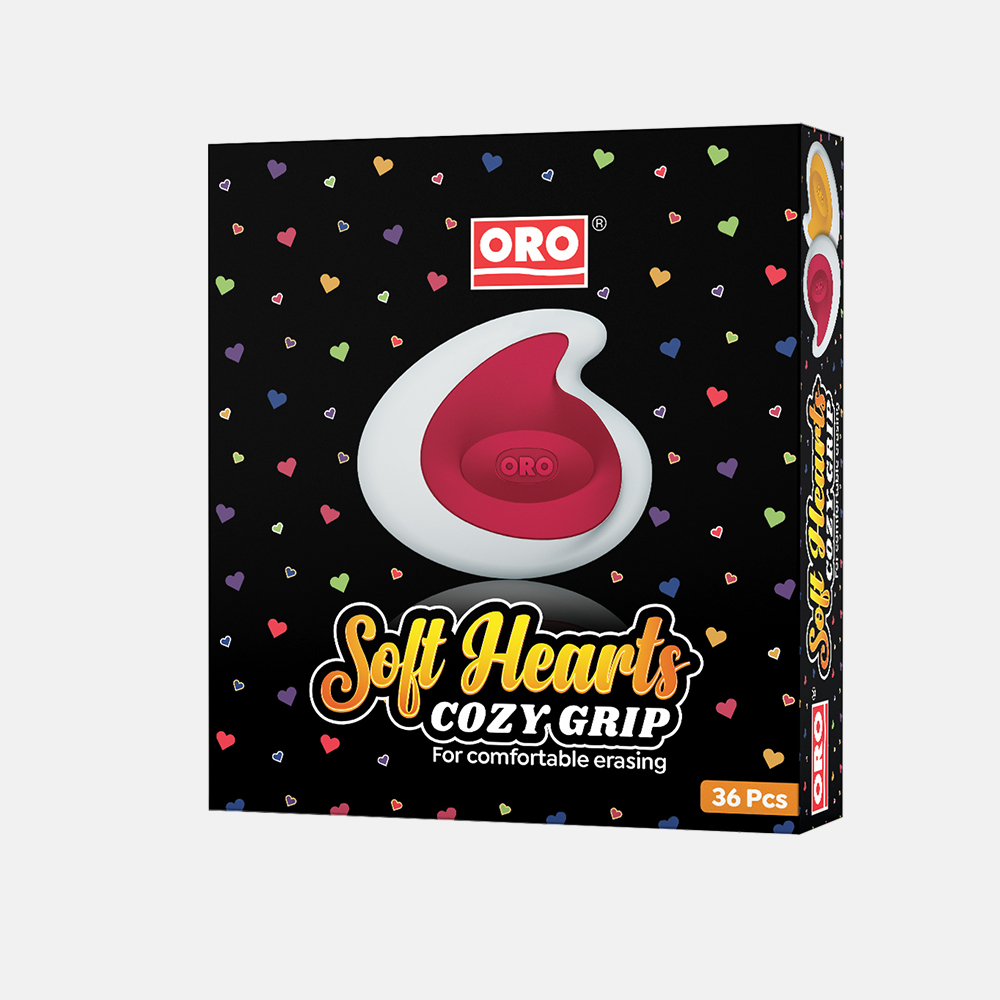 Soft Heart Eraser Box (36 Pcs) - atozstore.pk